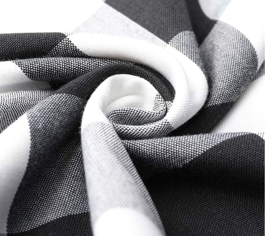 Black Buffalo Checker Fabric Plaid Checker Fabric 2 - Etsy