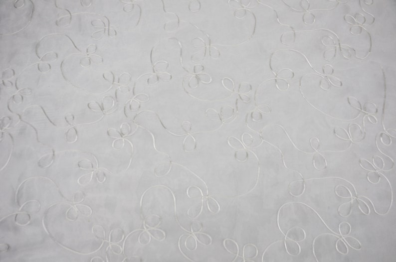 Sheer Embroidery Fabric | Organza Embroidery | Fantasia Sheer ...
