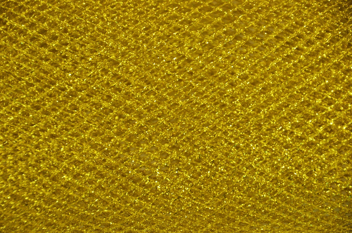 Metallic Lurex Mesh Metallic Fish Net Gold Metallic Net - Etsy Canada