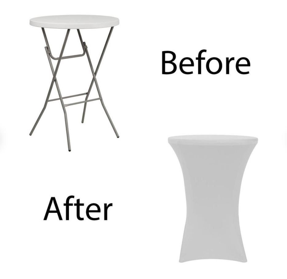 36 Cocktail Spandex Highboy Tablecloth 42 Height - Etsy