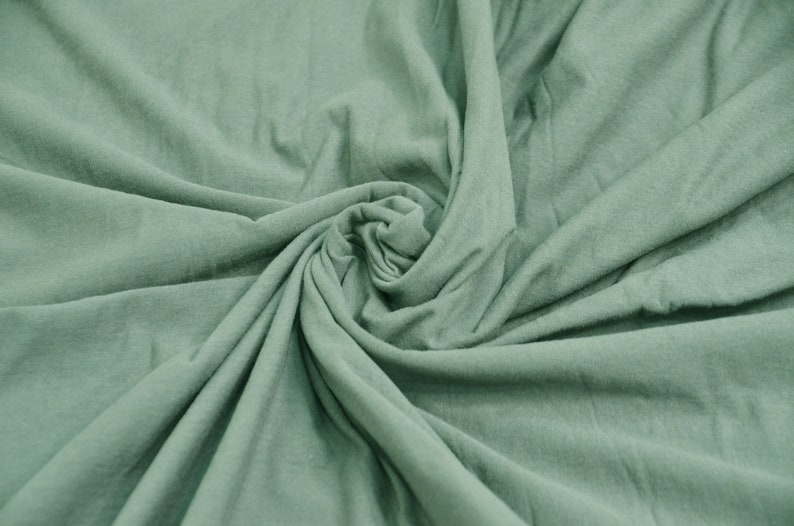 100% Washed Laundered Cotton Jersey | Soft T Shirt Fabric | 70" Wide ...