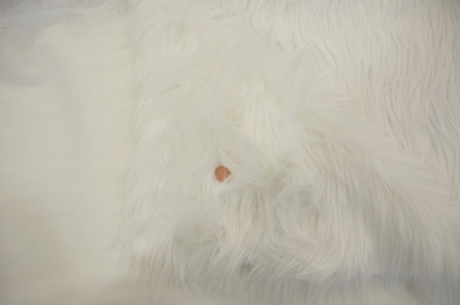 White Faux Fur 2 Pile White Fur Fabric Fursuit Fur - Etsy