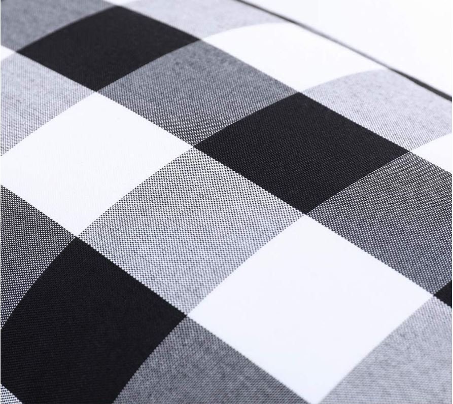 Black Buffalo Checker Fabric Plaid Checker Fabric 2 - Etsy