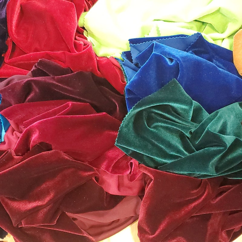 Velour Christmas Fabric - Etsy