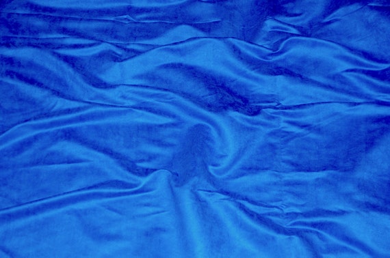 Royal Blue Suede Fabric by the Yard Microsuede 60 - Etsy