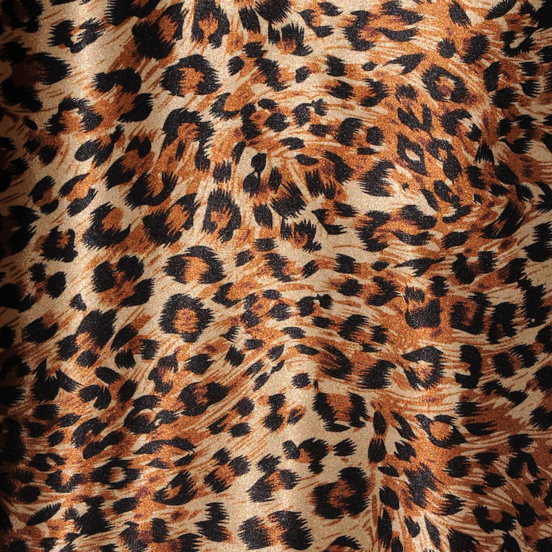 Satin Material Animal Print - Etsy