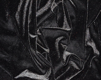 Black Velvet Fabric | Etsy