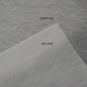 White Fusing Fabric | Fusible Interfacing for Face Masks | Medium ...