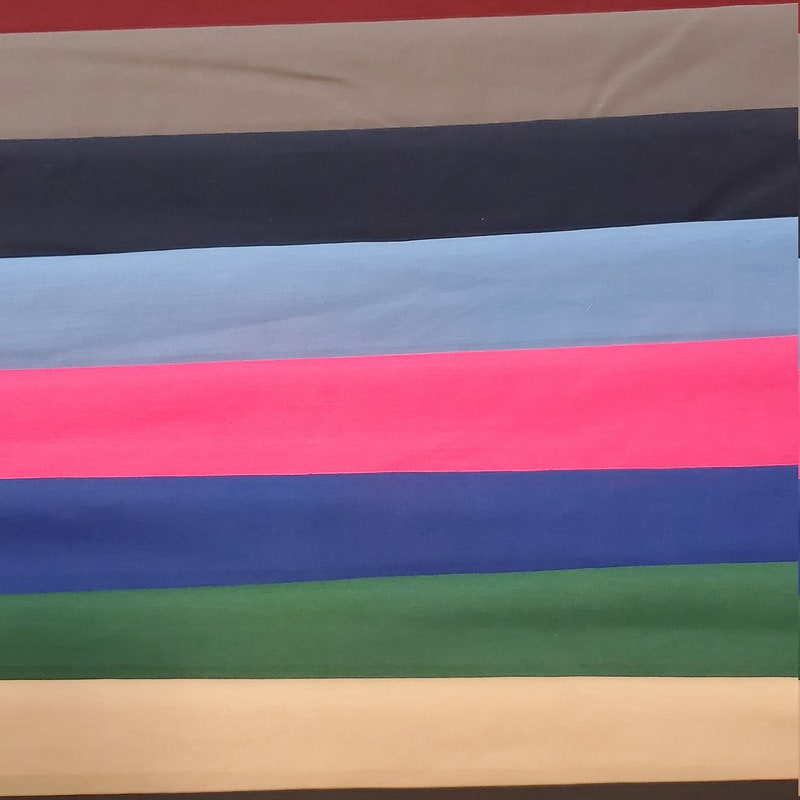 Solid Polycotton Fabric - Etsy