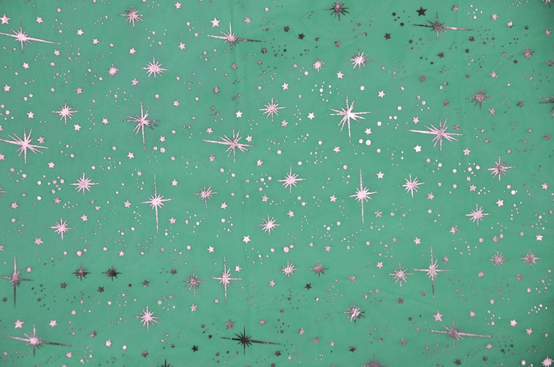 Black Shooting Star Foil Organza Fabric by the Yard x 60 | Etsy