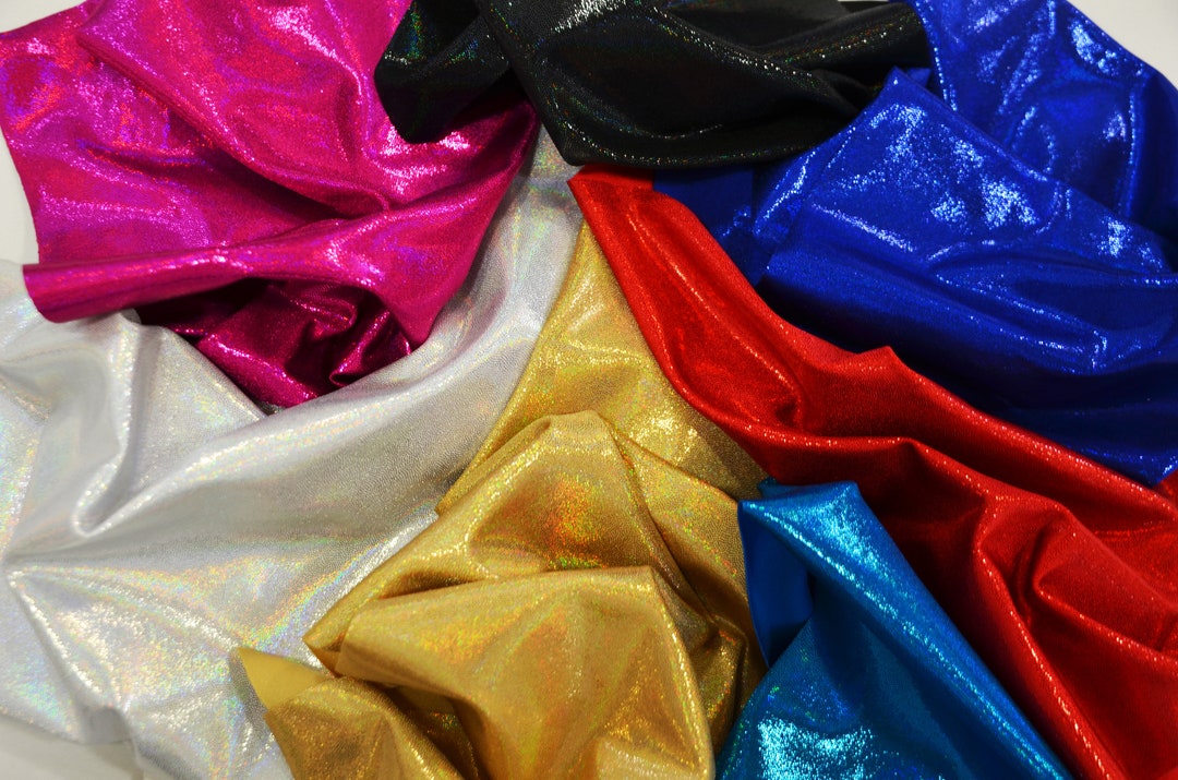 4 Way Stretch Dancewear Fabric | Mystic Hologram Spandex | 58/60" Wide ...