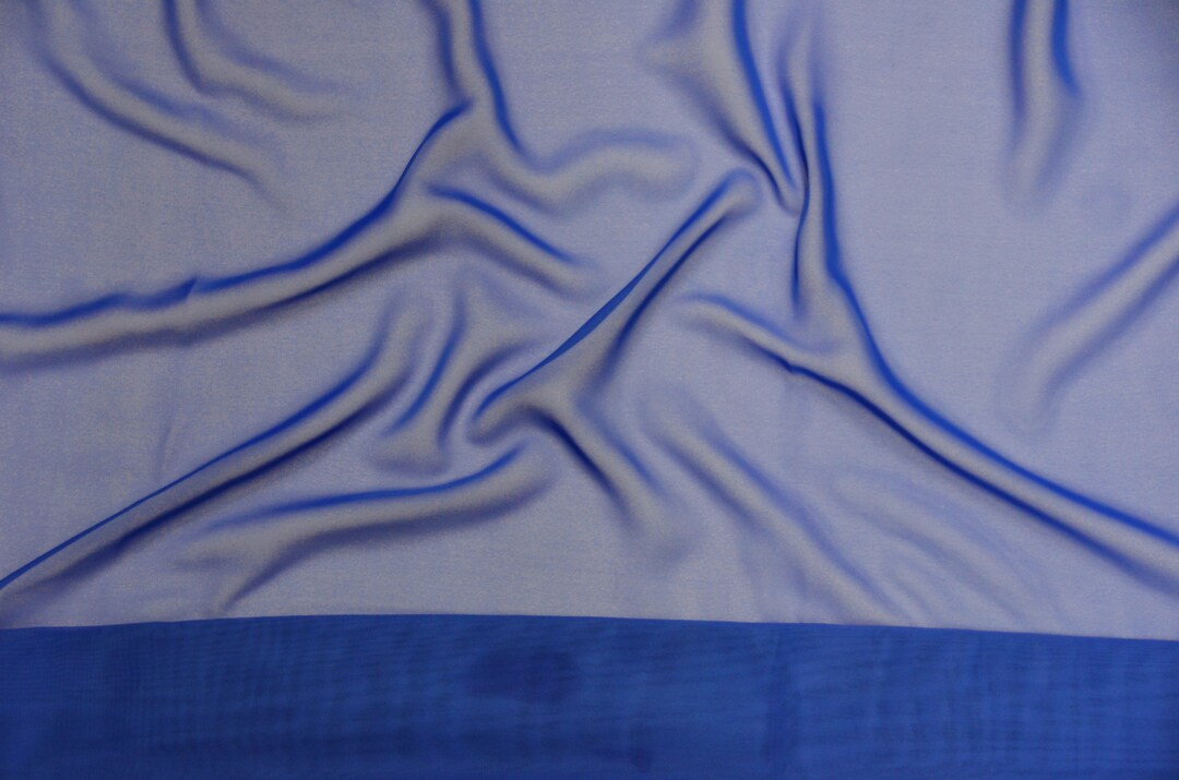 Royal Blue Chiffon Fabric by the Yard and Wholesale Bolt | Hi Multi ...