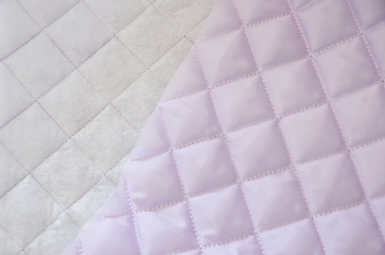 Quilted Polyester Batting Fabric Padded Quilted Fabric - Etsy