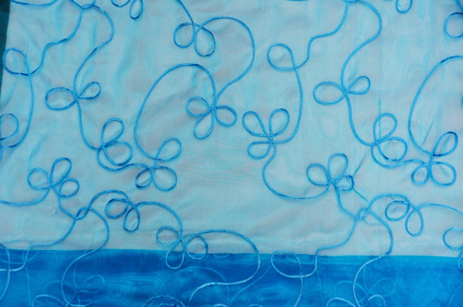 Sheer Embroidery Fabric | Organza Embroidery | Fantasia Sheer ...