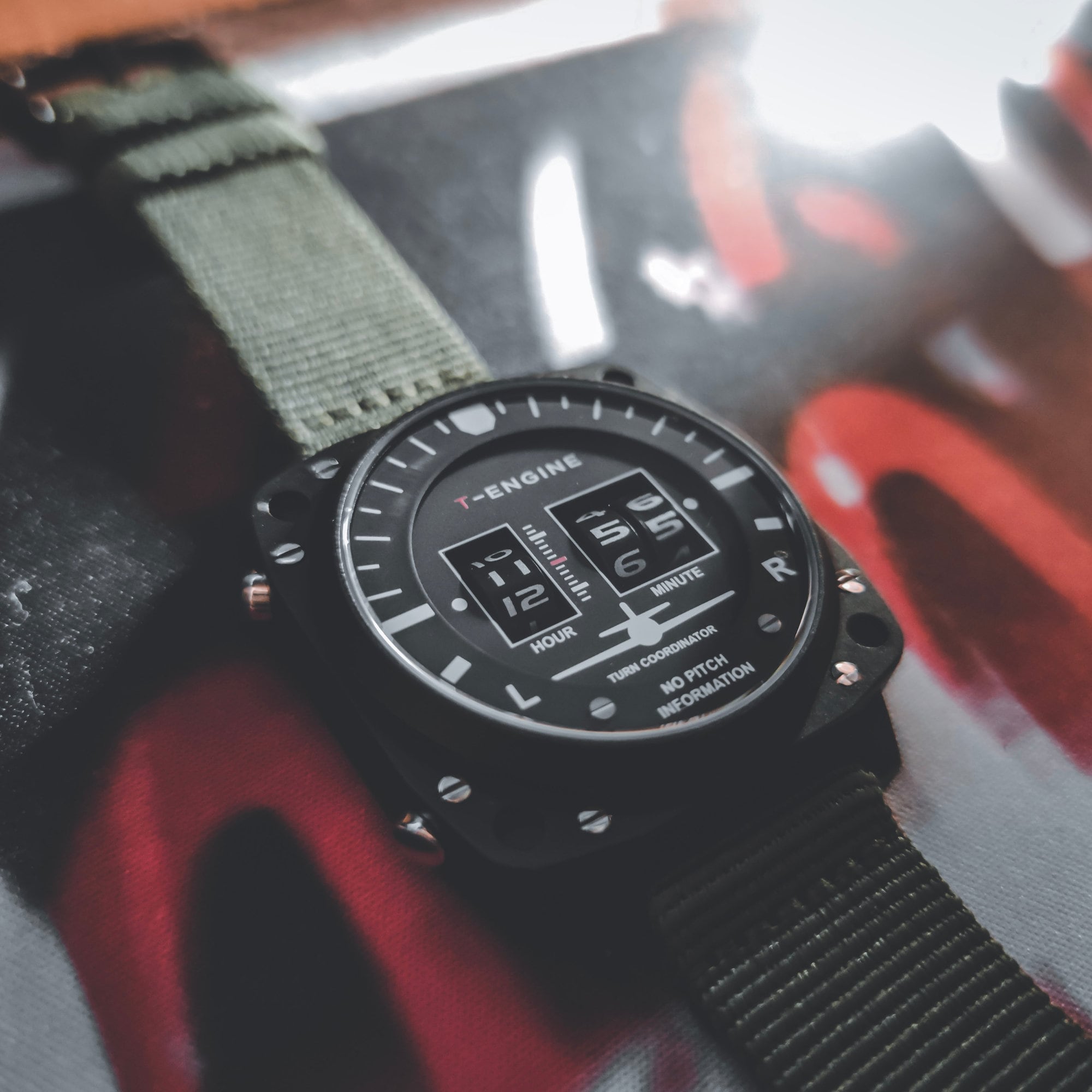 T-ENGINE Drum Roller Watch for Men, Anniversary Gift for Him, Groomsmen ...