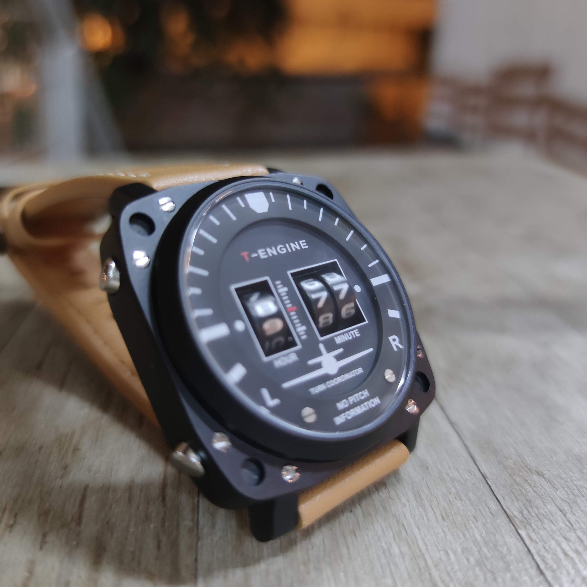 T-ENGINE Drum Roller Watch Leather Strap for Menanniversary - Etsy Canada