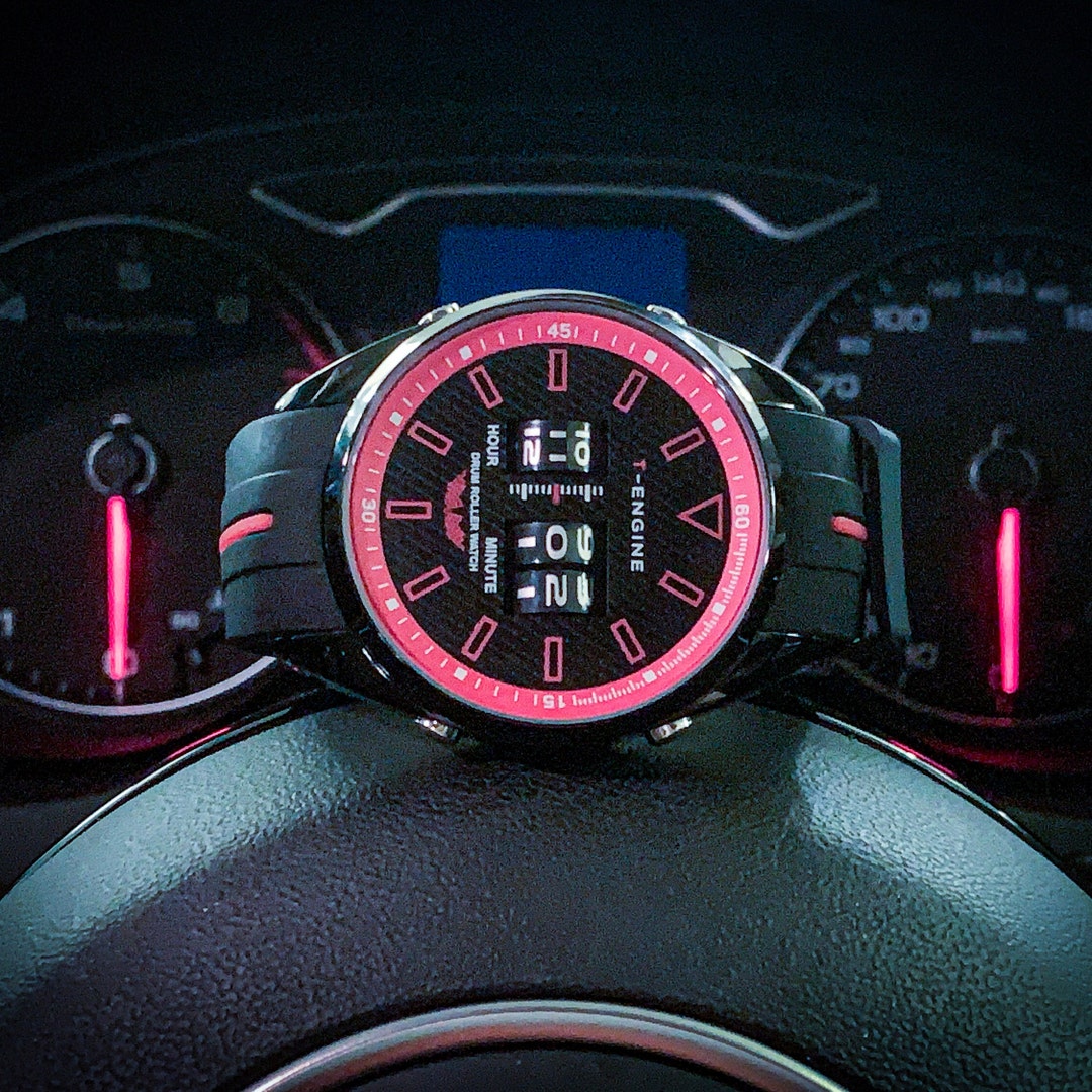 Drum Roller Watch Christmas Gift for Men Gift for Him Mens - Etsy 日本