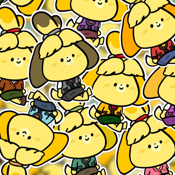 Isabelle Sticker - Etsy