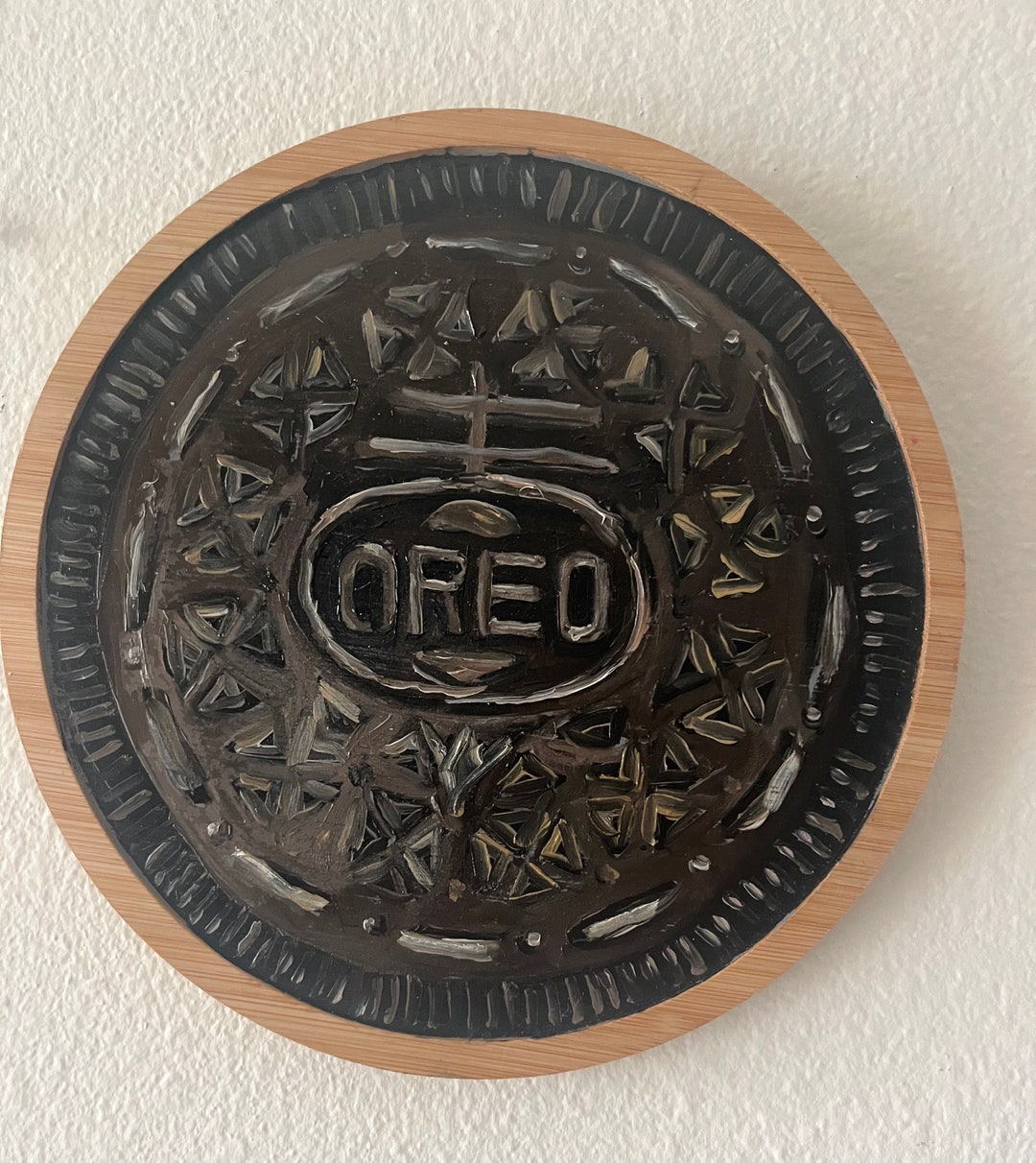 Oreo Cookie Oil Painting 8” - Etsy