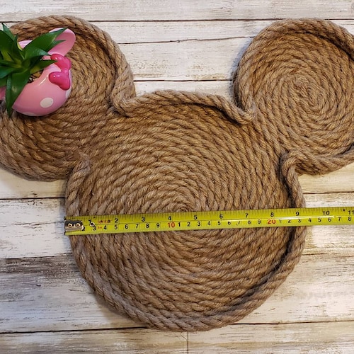 Mickey Mouse Rope Tray Organizer Disney Inspired - Etsy