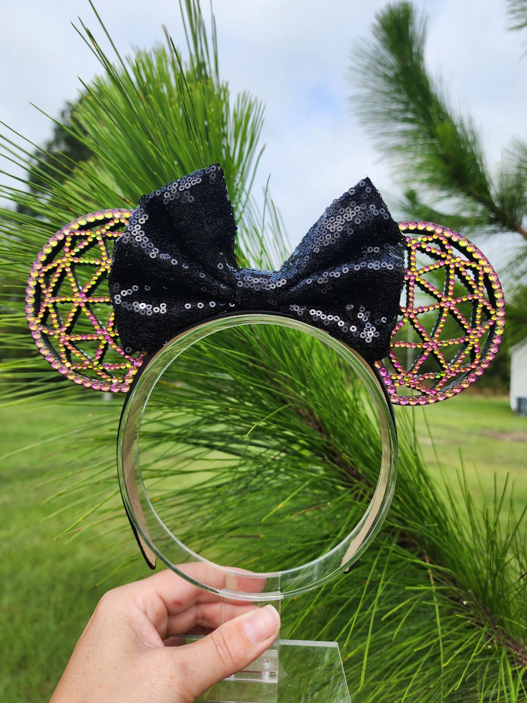 Rainbow Epcot Ears, Rhinestone Disney Ears, Mickey Mouse Ears, Disney ...