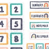 Months of the Year Rainbow Themed Classroom Printable - Etsy