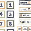 BUNDLE - Calendar Months and Numbers Neutral Themed Classroom Printable ...