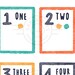 Number Flashcards Rainbow Themed Classroom Printable - Etsy