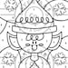 Elf Color by Number Christmas Elf Coloring Page Activity Sheet - Etsy