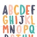 Alphabet and Numbers (set of 2) Rainbow Themed Classroom Decor ...