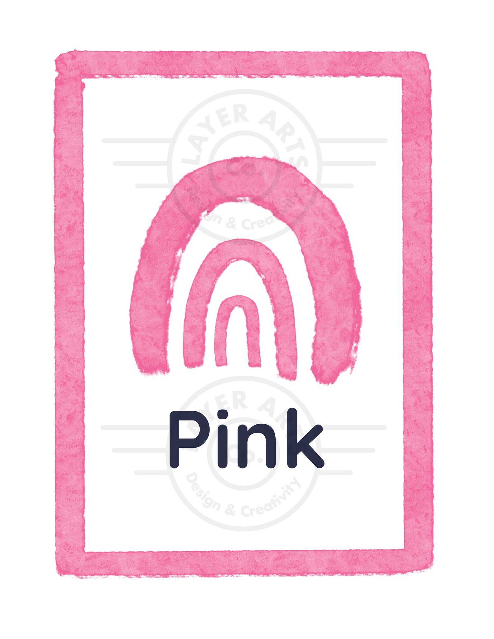 Color Posters Rainbow Classroom Theme Wall Decor Kindergarten - Etsy