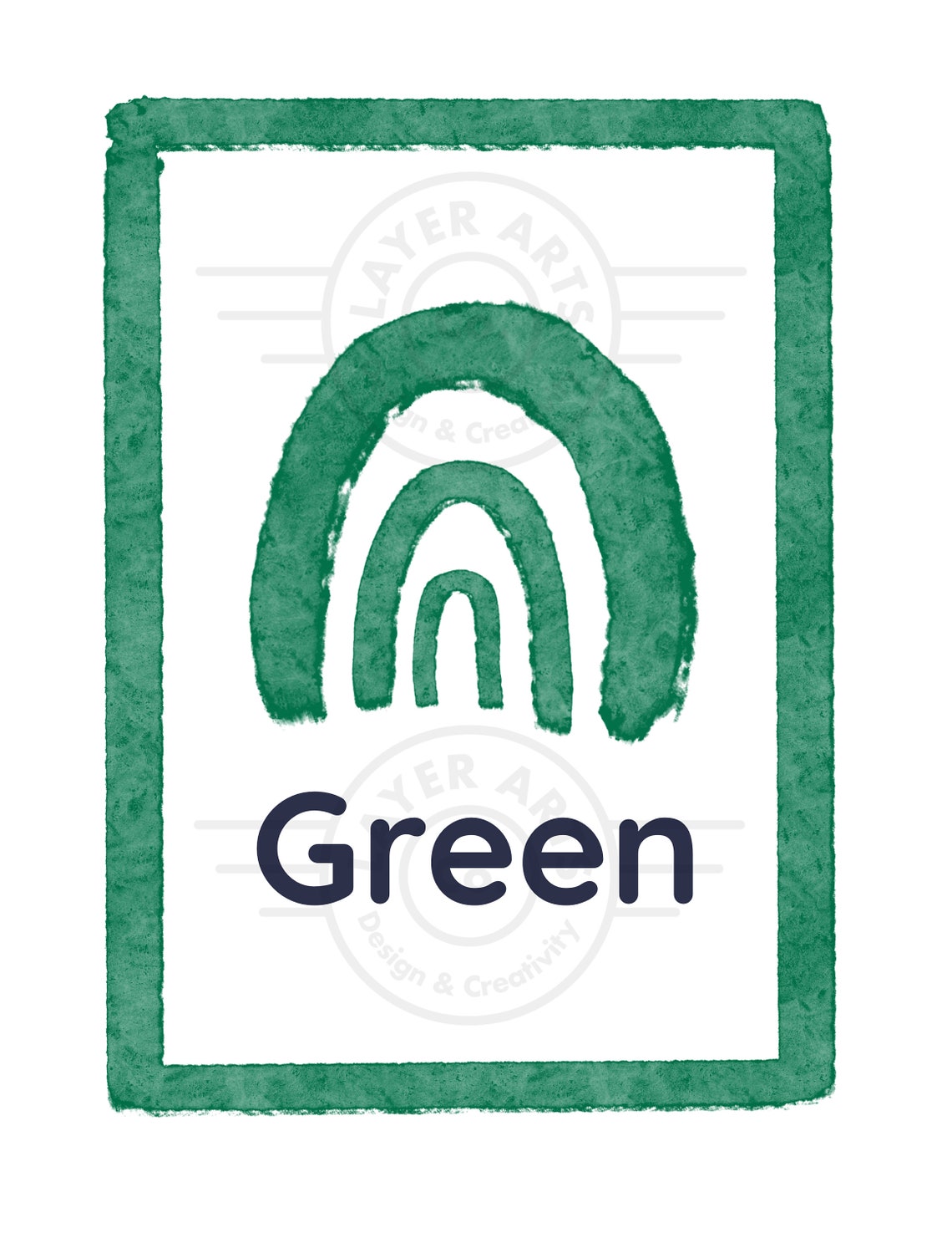 Color Posters Rainbow Classroom Theme Wall Decor Kindergarten - Etsy