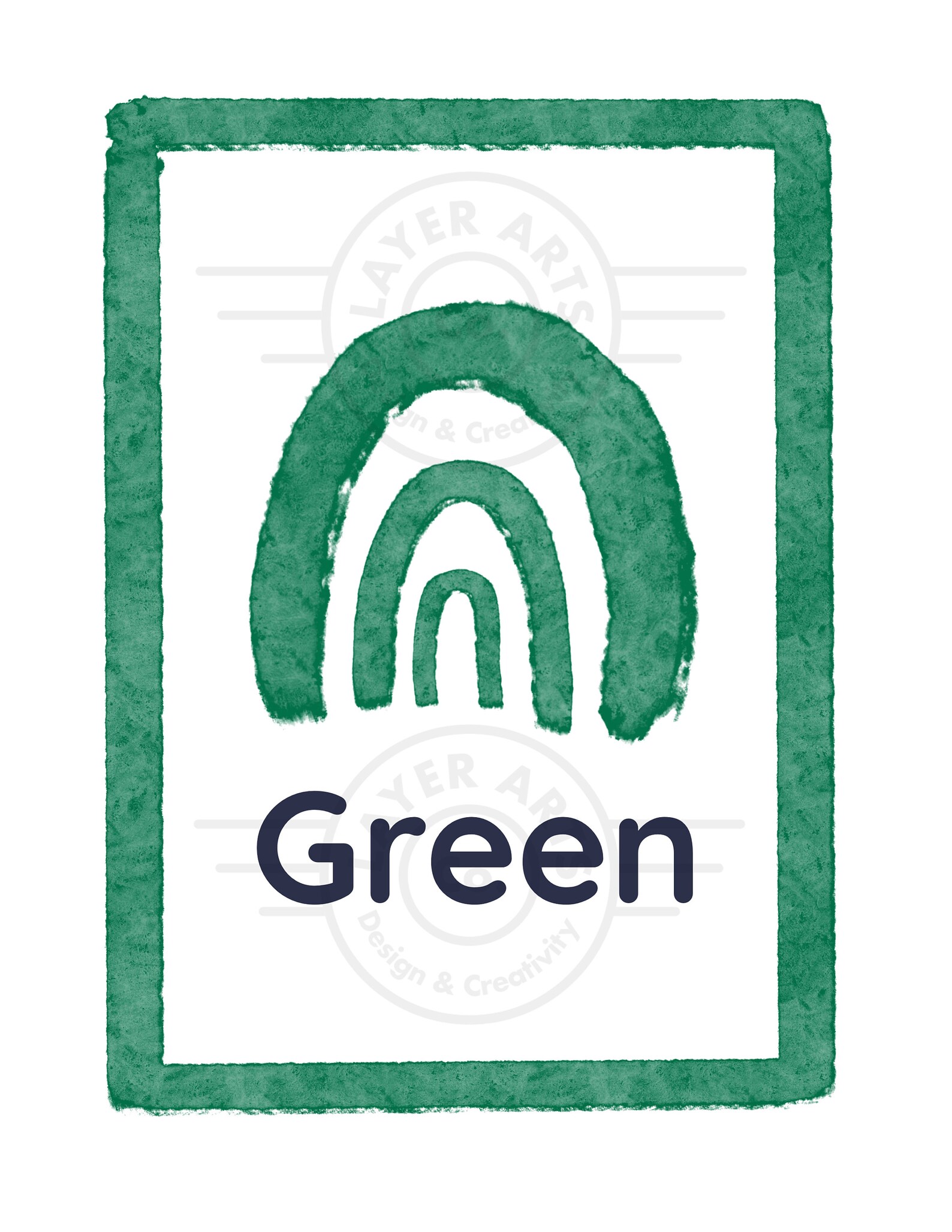 Color Posters Rainbow Classroom Theme Wall Decor Kindergarten - Etsy