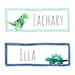 Editable Dinosaur Cubby Name Tags Label Dino Themed Classroom ...