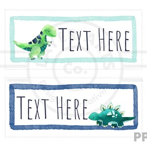 Editable Dinosaur Cubby Name Tags Label Dino Themed Classroom ...