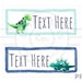 Editable Dinosaur Cubby Name Tags Label Dino Themed Classroom ...