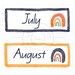 QLD Months of the Year Rainbow Themed Classroom Printable Queensland ...