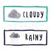 Weather Rainbow Themed Printable Classroom Printable - Etsy
