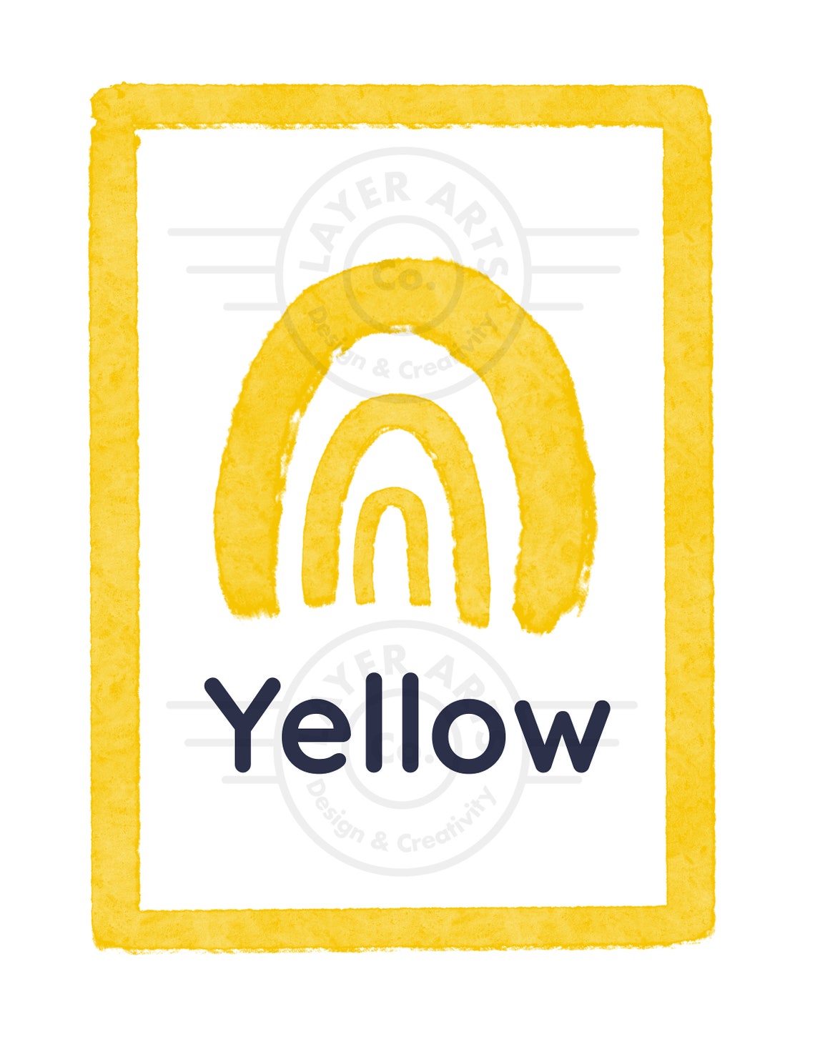 Color Posters Rainbow Classroom Theme Wall Decor Kindergarten - Etsy