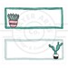 Succulent and Cactus Cubby Name Tags Label Editable Plant Themed ...