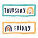Days of the Week Rainbow Themed Classroom Printable - Etsy