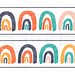 Two Rainbow Bulletin Board Whiteboard Border Borders Boho Themed ...