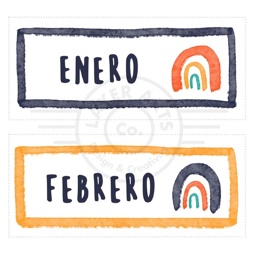 Spanish Days of the Week Rainbow Themed Classroom Printable - Etsy