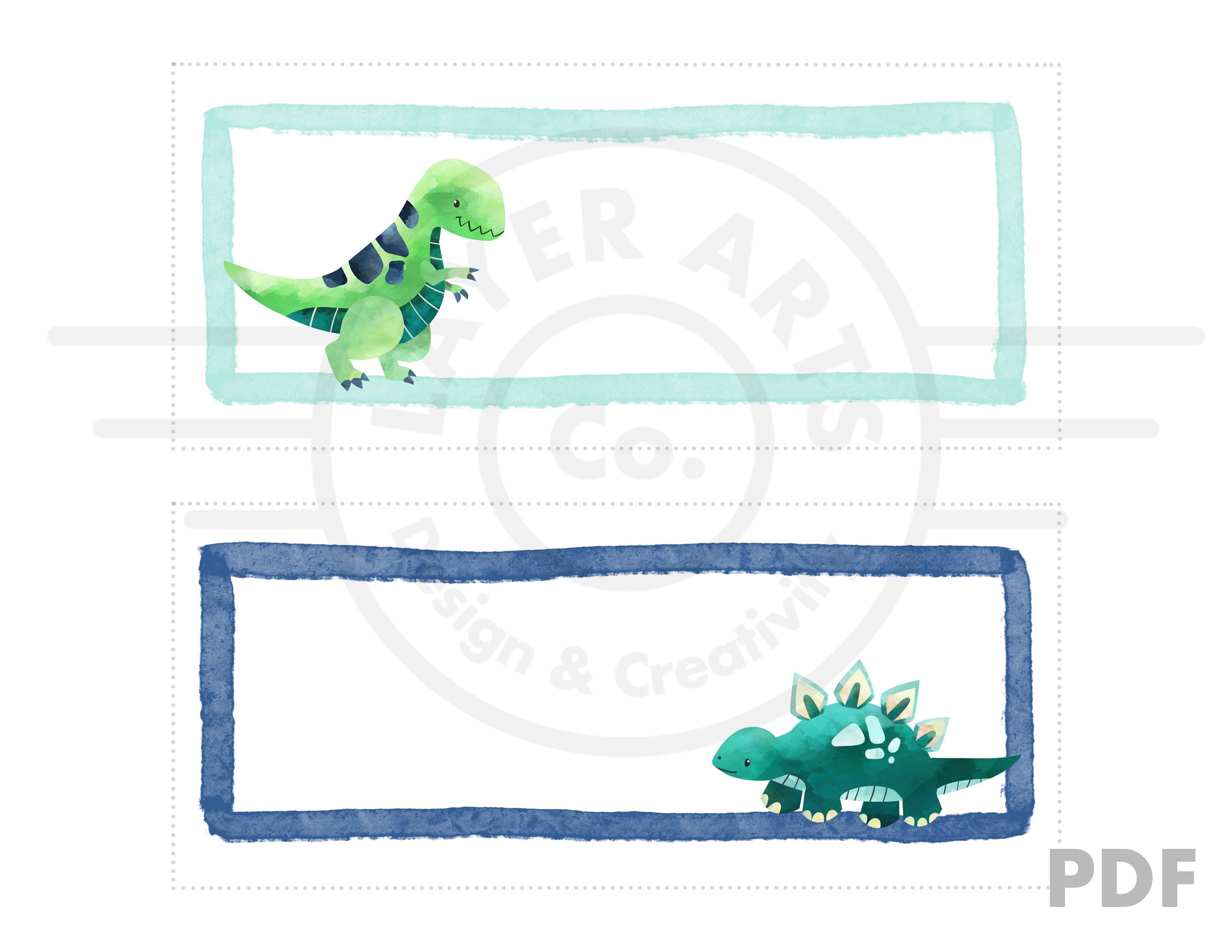 Dinosaur Classroom Cubby Name Tags, Editable Printable (digital ...