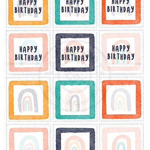 BUNDLE - Calendar Months and Numbers Rainbow Themed Classroom Printable ...