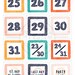 BUNDLE Calendar Months and Numbers Rainbow Themed Classroom Printable ...