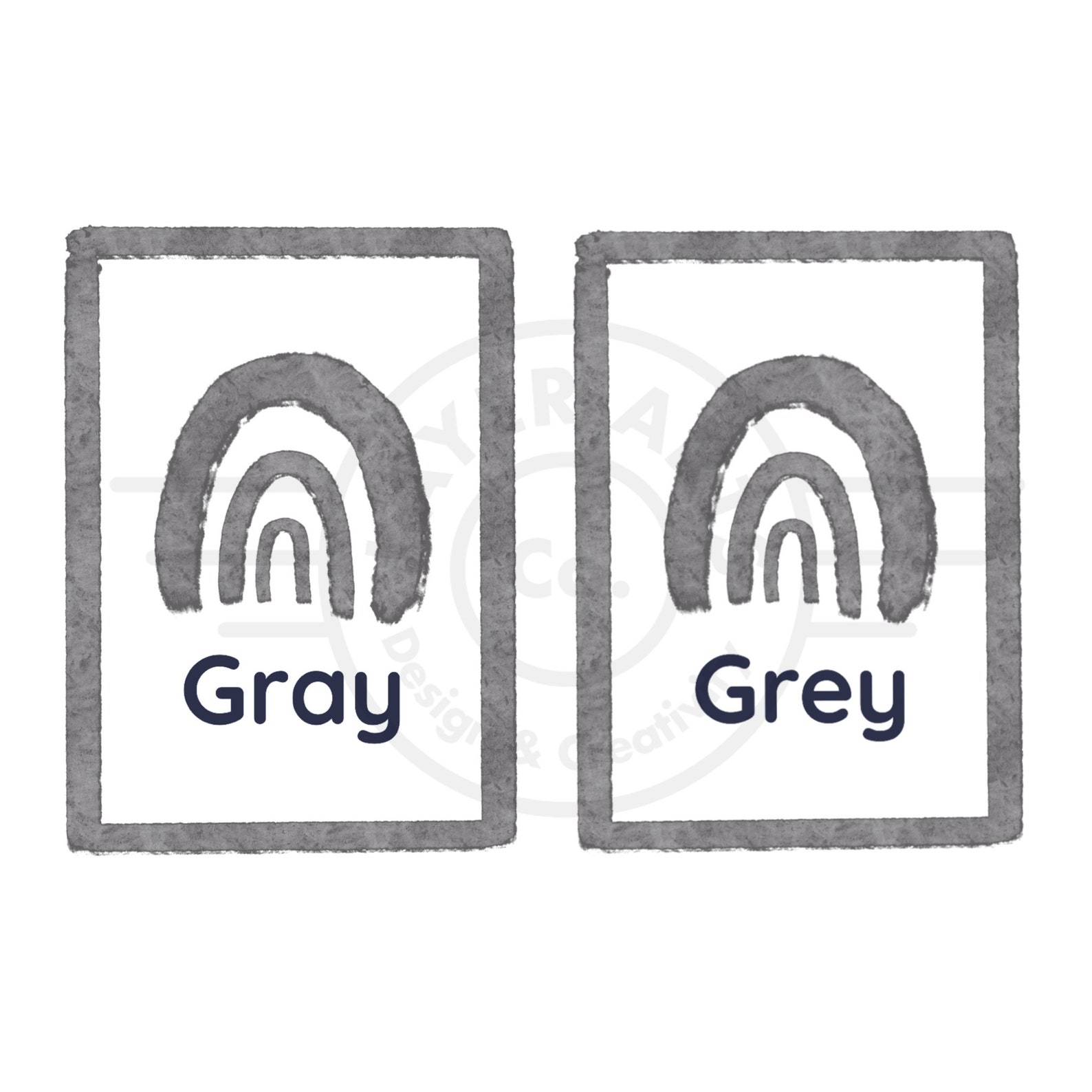 Color Posters Rainbow Classroom Theme Wall Decor Kindergarten - Etsy