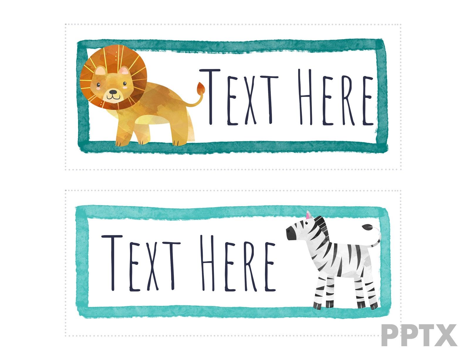Editable Safari Animal Cubby Name Tags Label Themed Classroom ...