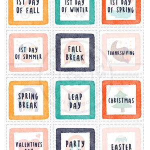 Classroom Calendar Rainbow Themed Classroom Printable - Etsy