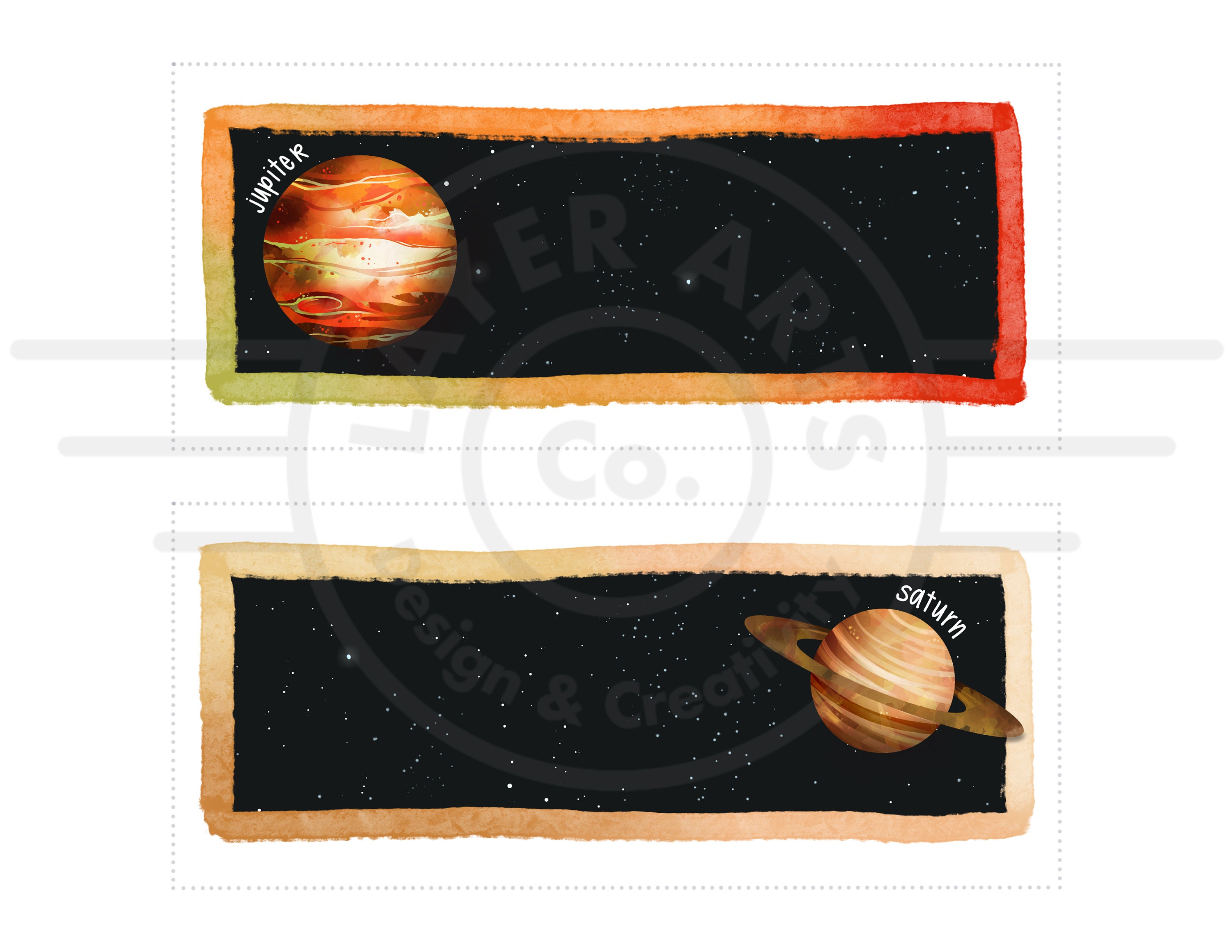Classroom Name Tags Label Editable Cubby Name Tags Planet Themed ...